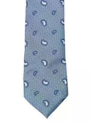 Zegna Silk Neck Tie - Blue