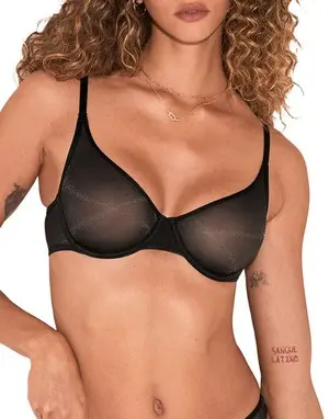 ADORE ME Hariette Unlined Full Coverage Bra - Black