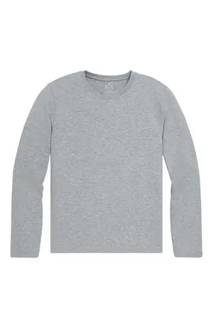 PRIMARY Long Sleeve Everyday Tee - Heather Gray