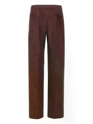 Etro Pleated Straight-leg Trousers