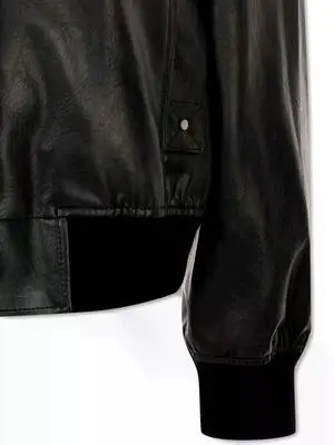 STUDIO TOMBOY Faux Leather Bomber Jacket