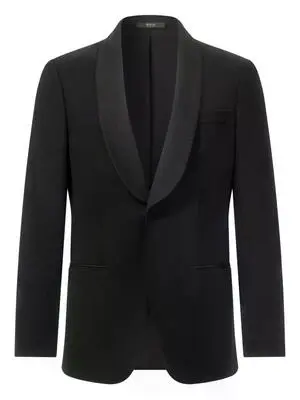 Boggi Milano Shawl-lapels Single-breasted Blazer - Black