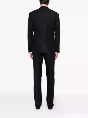 Tagliatore Satin-trim Suit