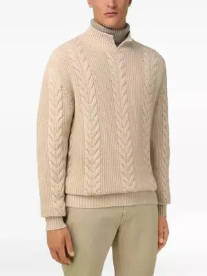 Boggi Milano Cable-knit Sweater