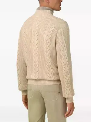 Boggi Milano Cable-knit Sweater