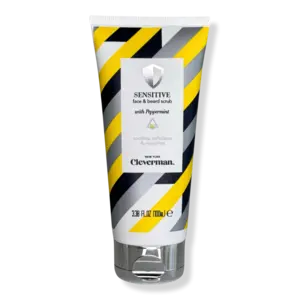 CLEVERMAN Sensitive Face & Beard Scrub With Peppermint Sensitive - One-color