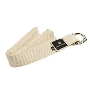 HUGGER MUGGER 8' Cotton Yoga Strap - Natural