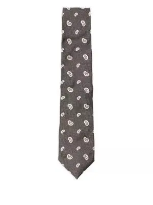 Zegna Silk Neck Tie - Grey