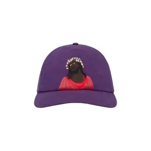 DENIM TEARS Black Jesus Cap - Purple