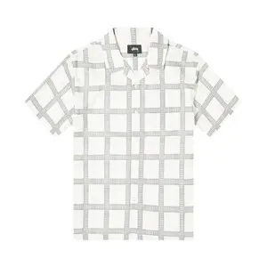 StÜssy Hand Drawn Plaid Shirt - White