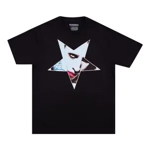 PLEASURES Printed T-shirt - Black