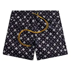 Rhude Cross Bandana Swim Short /white - Black