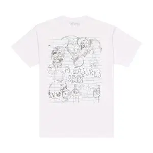 PLEASURES Homework T-shirt - White