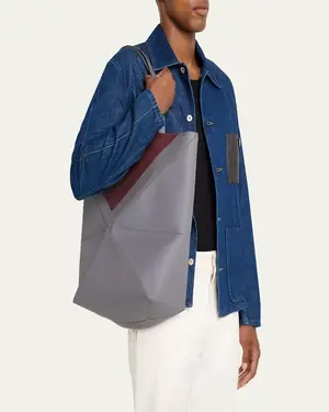 Loewe X Albers Puzzle Fold Xl Tote Bag