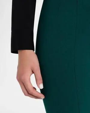 Amir Taghi Mikey Zip-hem Ankle Pants - Forest