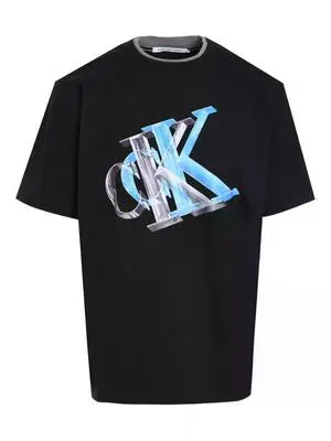 Calvin Klein 3d Monogram Tee T-shirt - Black