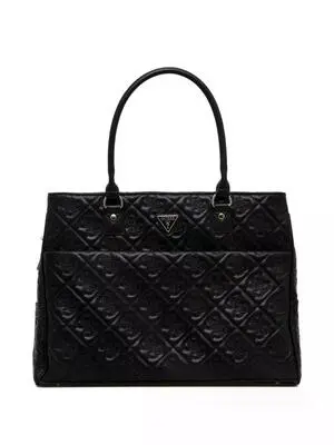 Guess Quilted Embossed Tote Bag
