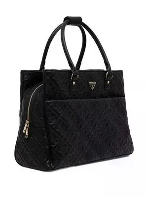 Guess Quilted Embossed Tote Bag