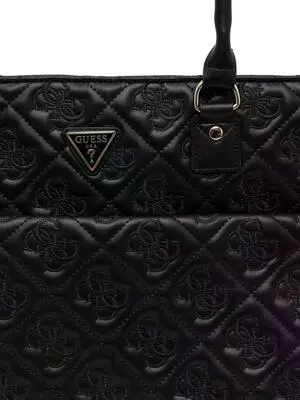 Guess Quilted Embossed Tote Bag