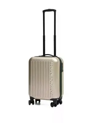Armani Exchange Embossed Wheeled Luggage