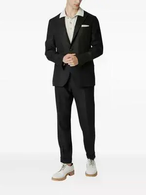 Eleventy Single-breasted Suit - Black