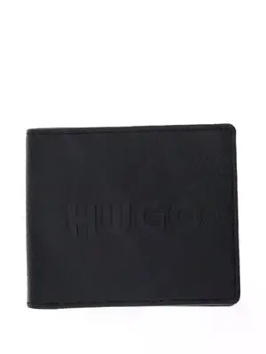 Hugo Logo-embossed Wallet - Black