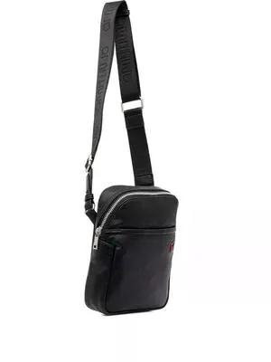 Liu Jo Zip Logo Messenger Bag - Black
