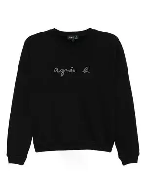 AGNÈS B. Embroidered Logo Sweatshirt