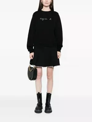 AGNÈS B. Embroidered Logo Sweatshirt