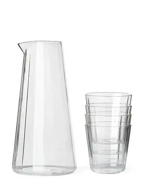 THE CONRAN SHOP Xstudio Word Fade Carafe Tumblers Set - White