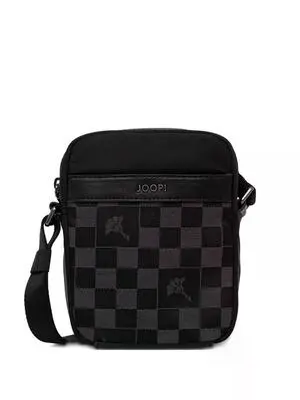 JOOP! Checkerboard Messenger Bag - Black