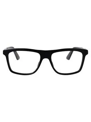 Gucci Full Rim Square Frame Optical Eyeglasses - Black-black-transparent