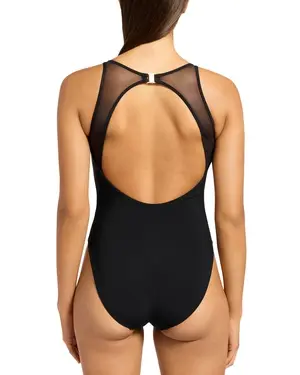 JETS High Neck One Piece Swimsuit