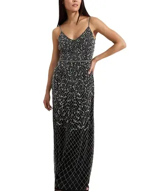 PHASE EIGHT Alexia Embellished Maxi Dress