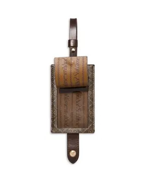 Tory Burch T Monogram Coated Canvas Luggage Tag