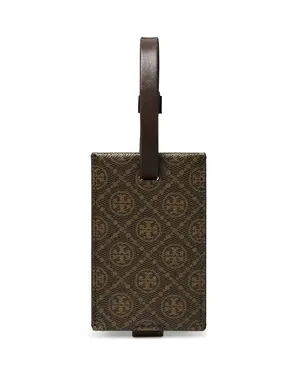 Tory Burch T Monogram Coated Canvas Luggage Tag