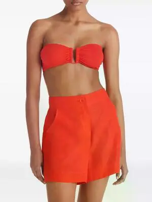 ERES High-waisted Linen Shorts