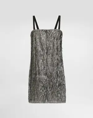 Dolce & Gabbana Dress With Embroidered Sequins