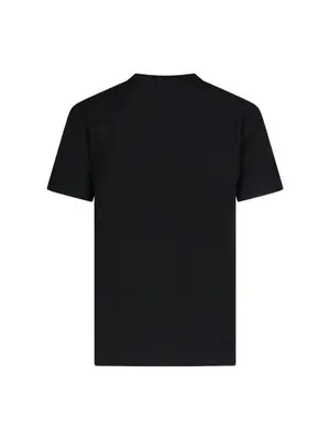 Burberry Check T-shirt - Black