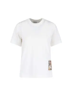 Burberry Patched T-shirts For Women