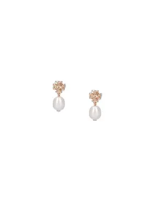 Tory Burch Kira Pearl Drop Earrings - Gold