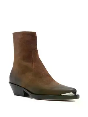 DONDUP 50mm Pointed-toe Zip Boots