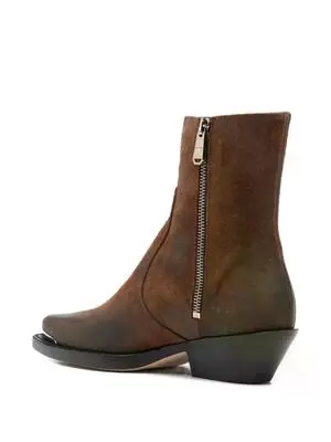 DONDUP 50mm Pointed-toe Zip Boots