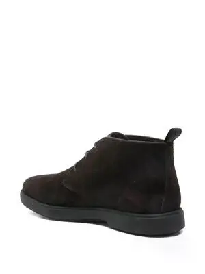 Geox Leather Desert Boots - Blue