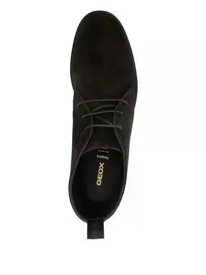 Geox Leather Desert Boots - Blue