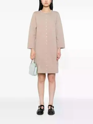AGNÈS B. Snap-button Cotton Dress