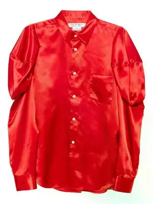 Comme Des Garçons Button-up Blouse - Red