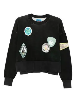 SPORT B. BY AGNÈS B. Intarsia Knit Badge Sweater