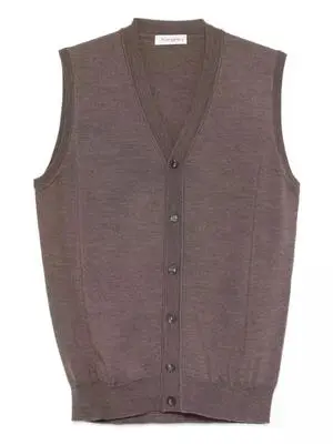 KANGRA Button V-neck Cardigan