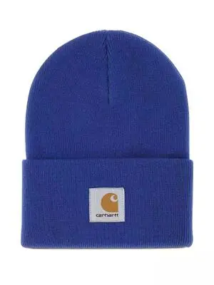 Carhartt Work In Progress Logo-patch Beanie - Blue
